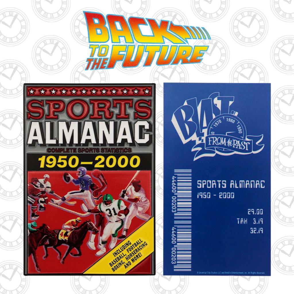 BACK TO THE FUTURE - Sports Almanac - Limited Edition Ingot ...