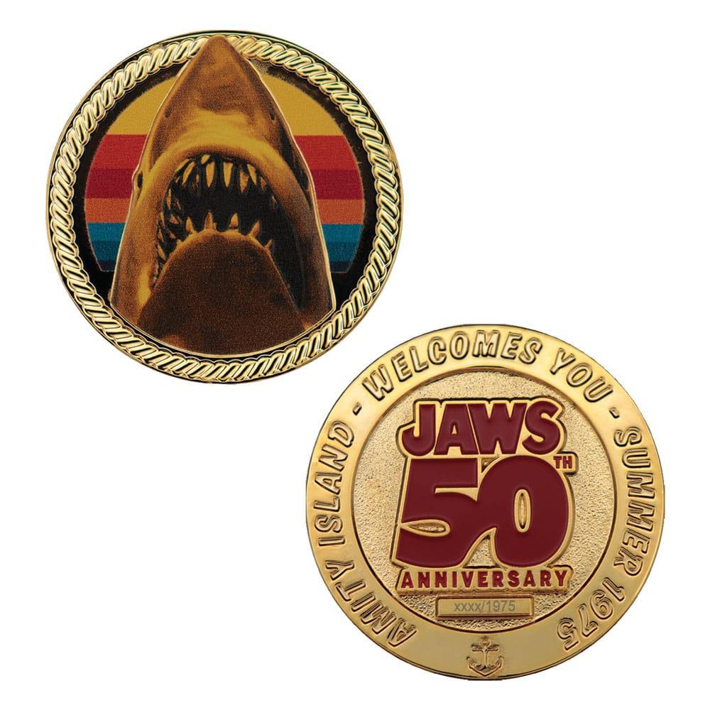 JAWS - Gold Plated Presentation Coin Limited Edition : ShopForGeek.com ...
