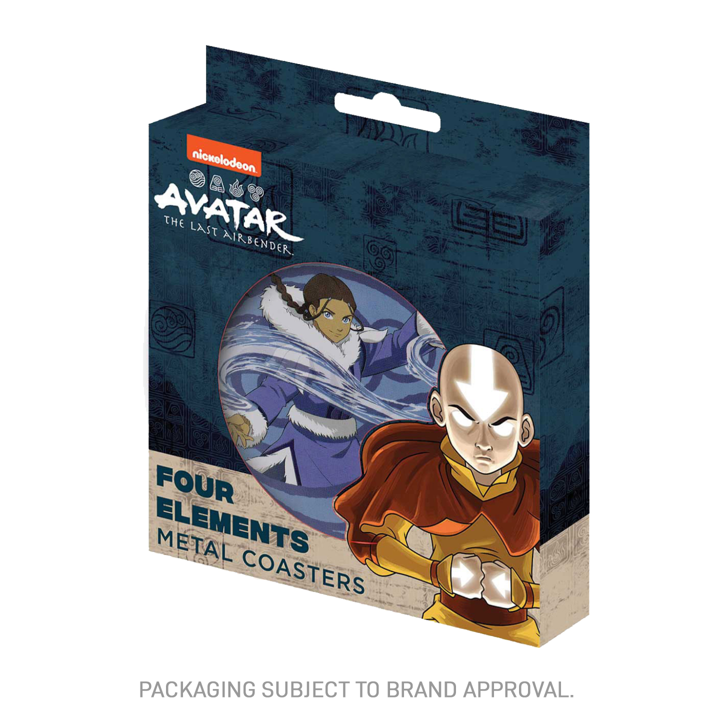 AVATAR The Last Airbender - 4 Embossed Metal Coasters : ShopForGeek.com ...