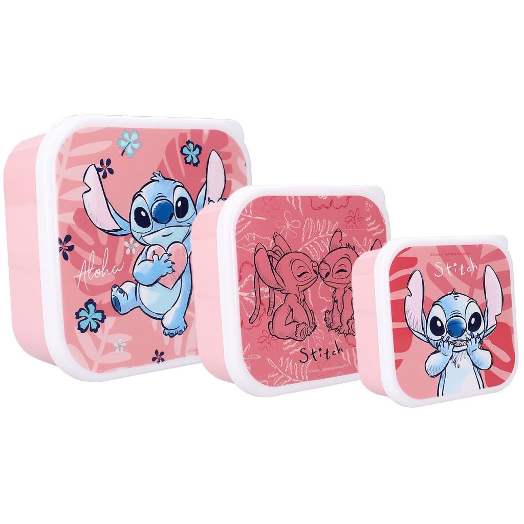 STITCH - Let's Eat! - Snack Boxes - 3 pcs : ShopForGeek.com: Kitchen ...