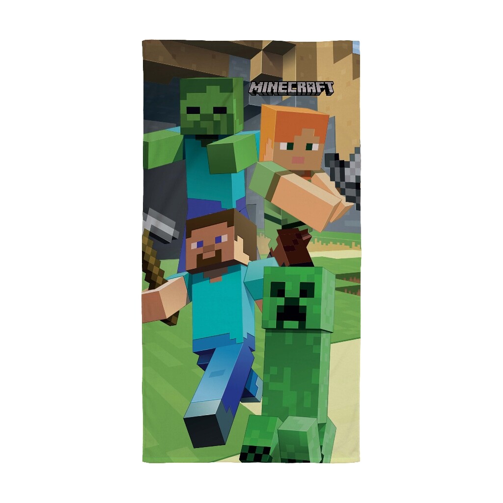 MINECRAFT - Towel Premium100% Cotton - 70x140cm - 320g : ShopForGeek ...