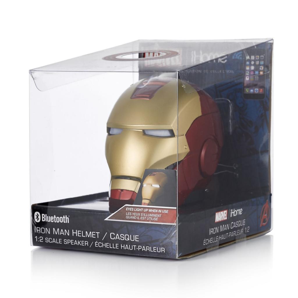 MARVEL - Bluetooth Iron Man Helmet Speaker 'IHome' : ShopForGeek.com ...