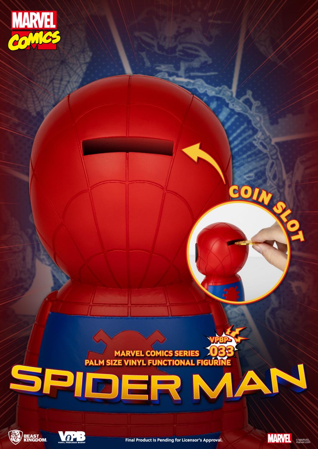 MARVEL - Spider-Man - Bank Vinyl Figure 12cm : ShopForGeek.com ...