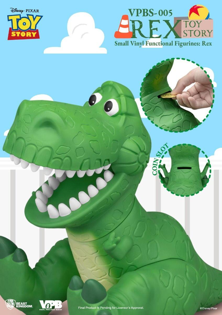TOY STORY - Rex - Piggy Bank 25cm : ShopForGeek.com: Piggy bank Beast ...