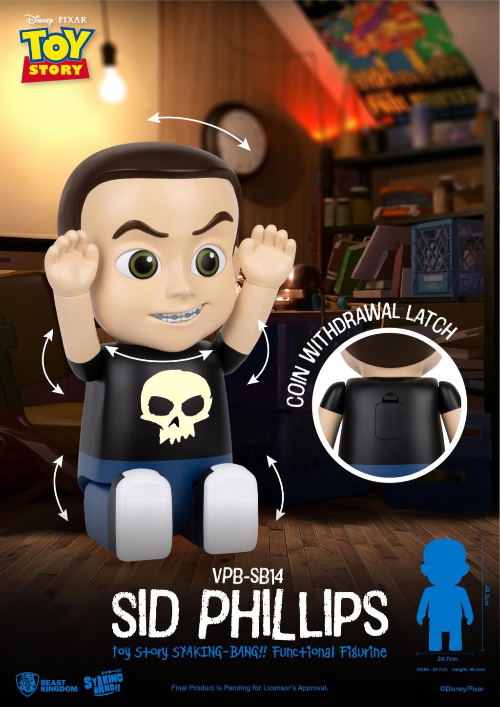 TOY STORY - Sid Phillips - SYAKING-BANG Bank 48.3cm : ShopForGeek.com: Salvadanaio Beast Kingdom ...