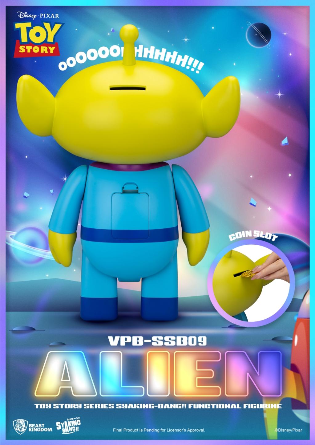 TOY STORY - Alien - SYAKING-BANG Bank 32.6cm : ShopForGeek.com: Hucha ...