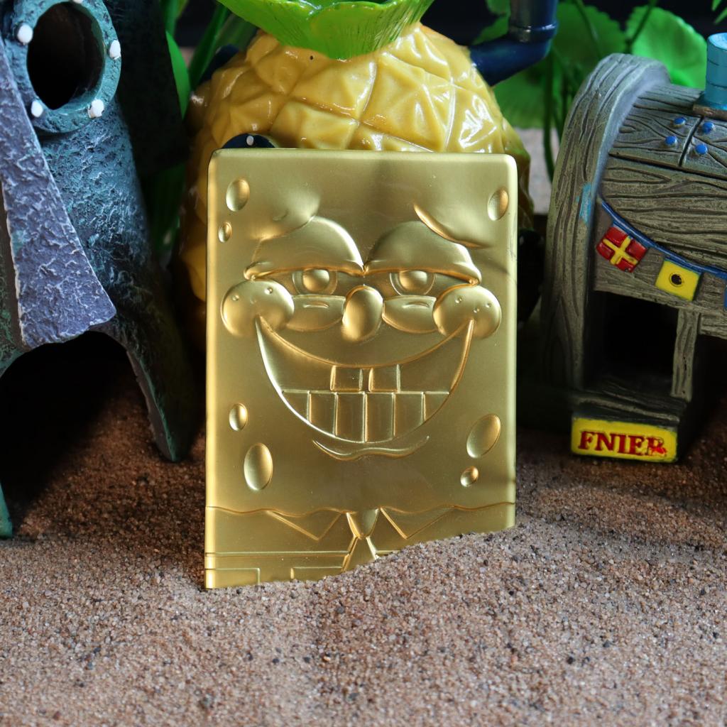 SPONGEBOB SQUAREPANTS - Collector Gold Pla. Metal Ingot '9x12.5x2.5cm ...