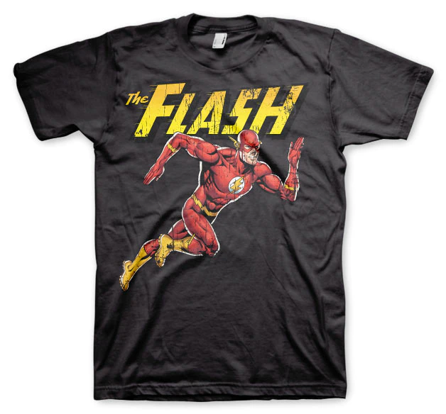 THE FLASH - Running - T-Shirt (S) : ShopForGeek.com: T-Shirt H.O. DC Comics