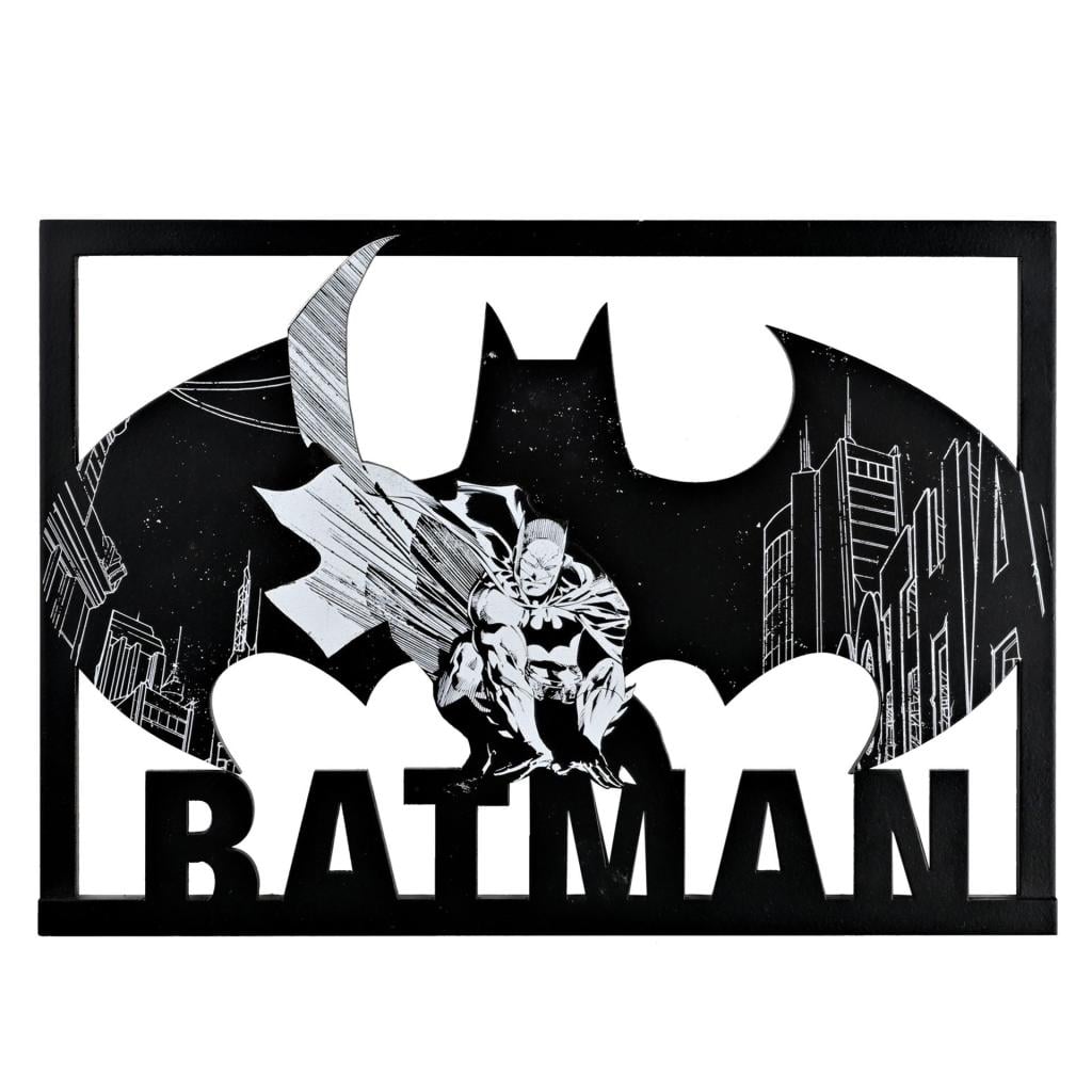 BATMAN - Logo - Square Decorative Plaque : ShopForGeek.com: HOME Deco ...
