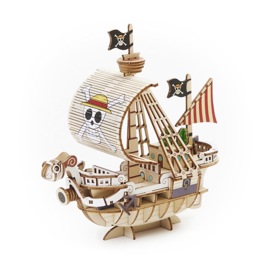 ONE PIECE - Going Merry - Wood Model Kit 14x6.1x13.5cm : ShopForGeek ...