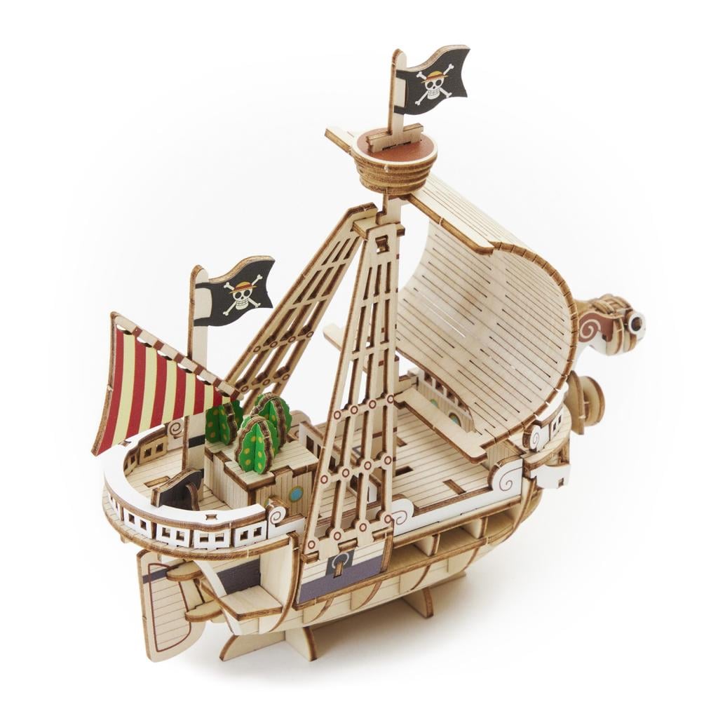 ONE PIECE - Going Merry - Wood Model Kit 14x6.1x13.5cm : ShopForGeek ...