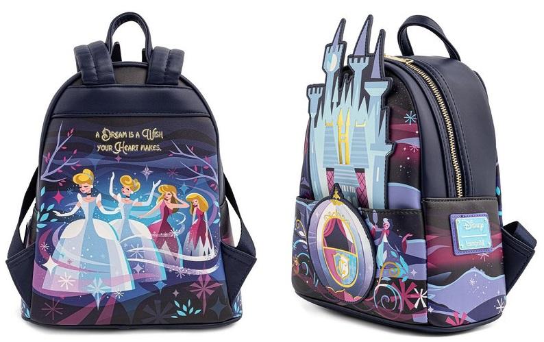 DISNEY - Cinderella Castle - Backpack LoungeFly '23x26.5x11.5 ...