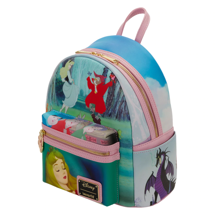 DISNEY - Sleeping Beauty Princess - Backpack LoungeFly '23x27x11cm ...