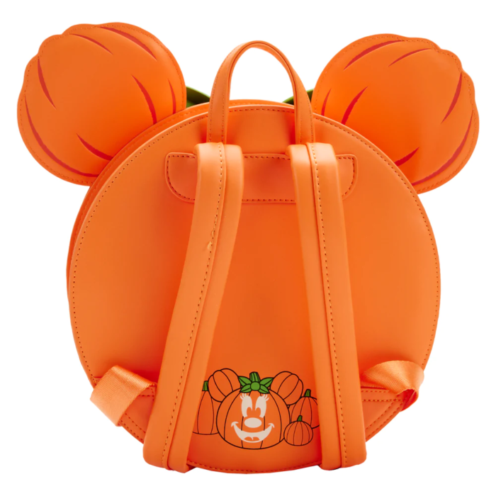 DISNEY - Glow Face Minnie Pumpkin - Mini Backpack LoungeFly ...
