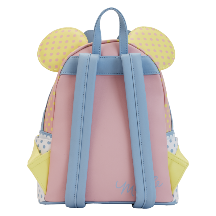 DISNEY - Minnie Pastel Color Block Dots - Mini Backpack LoungeFly ...