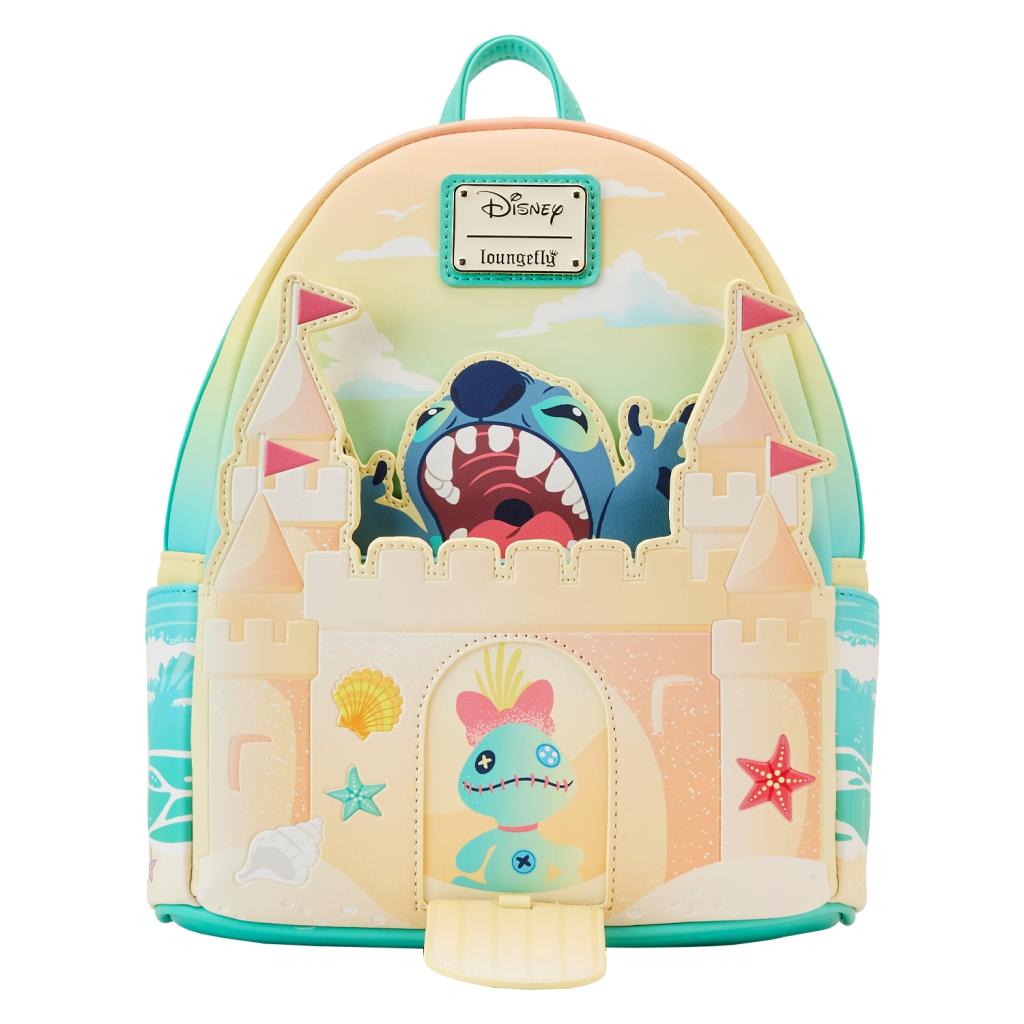 DISNEY - Stitch Sandcastle "Beach Surprise" - Mini Backpack LoungeFly ...