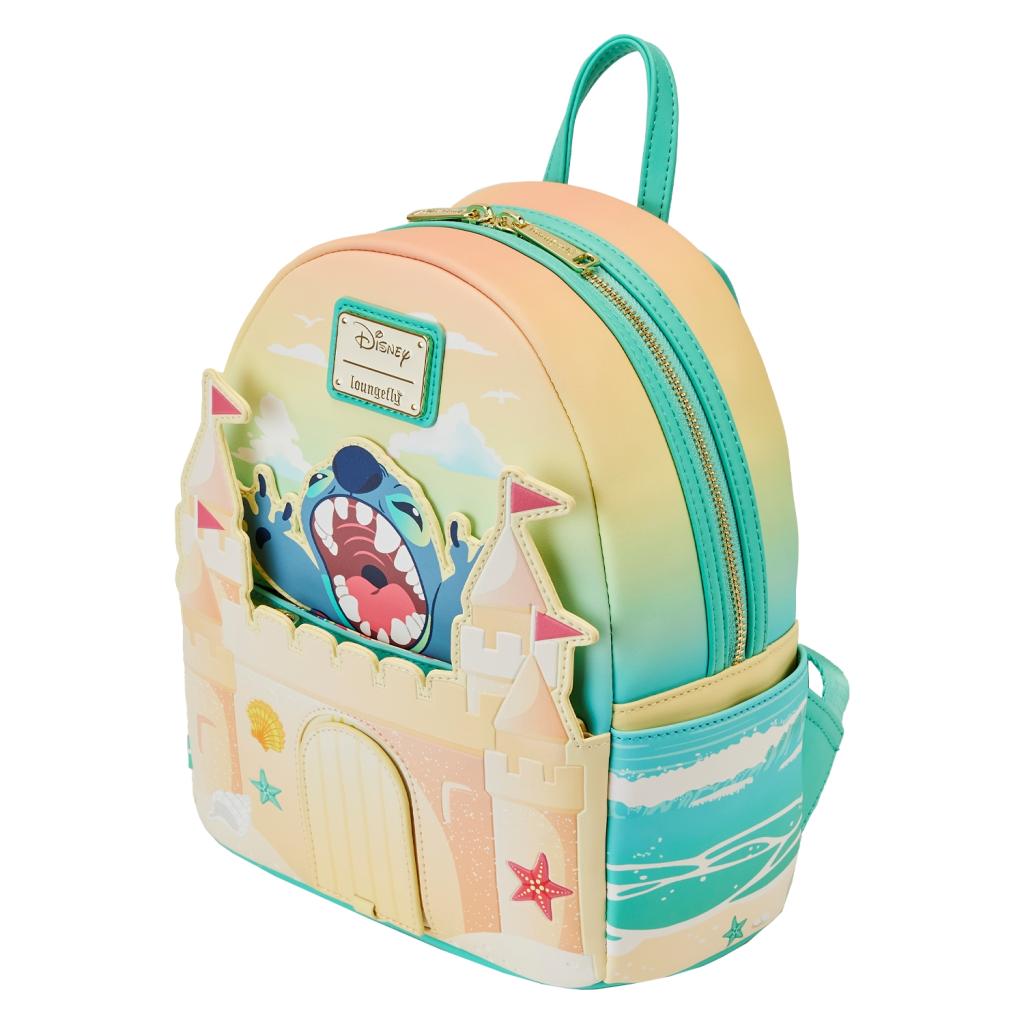 DISNEY - Stitch Sandcastle "Beach Surprise" - Mini Backpack LoungeFly ...