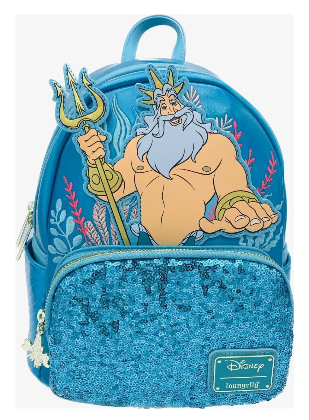THE LITTLE MERMAID - King Triton - Mini Backpack LoungeFly ...