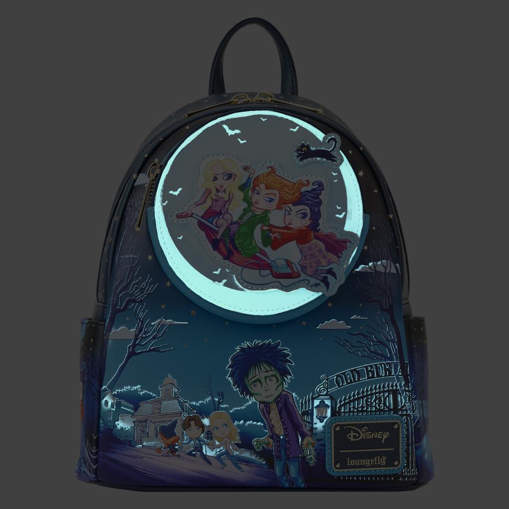 DISNEY - Hocus Pocus "Poster" - Mini Backpack Loungefly : ShopForGeek ...