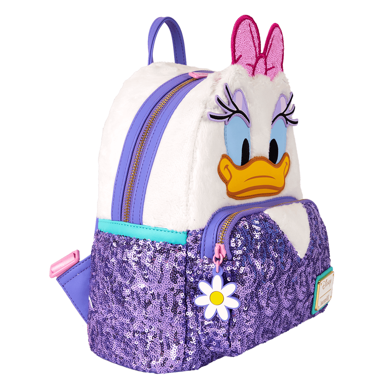 DISNEY - Daisy Plush - Mini Backpack LoungeFly : ShopForGeek.com: Bolsa ...