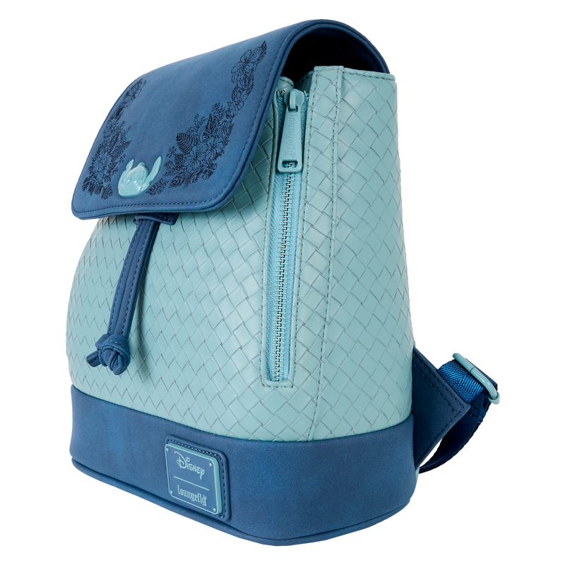 DISNEY - Stitch "Embroidered" - Mini Backpack LoungeFly : ShopForGeek ...