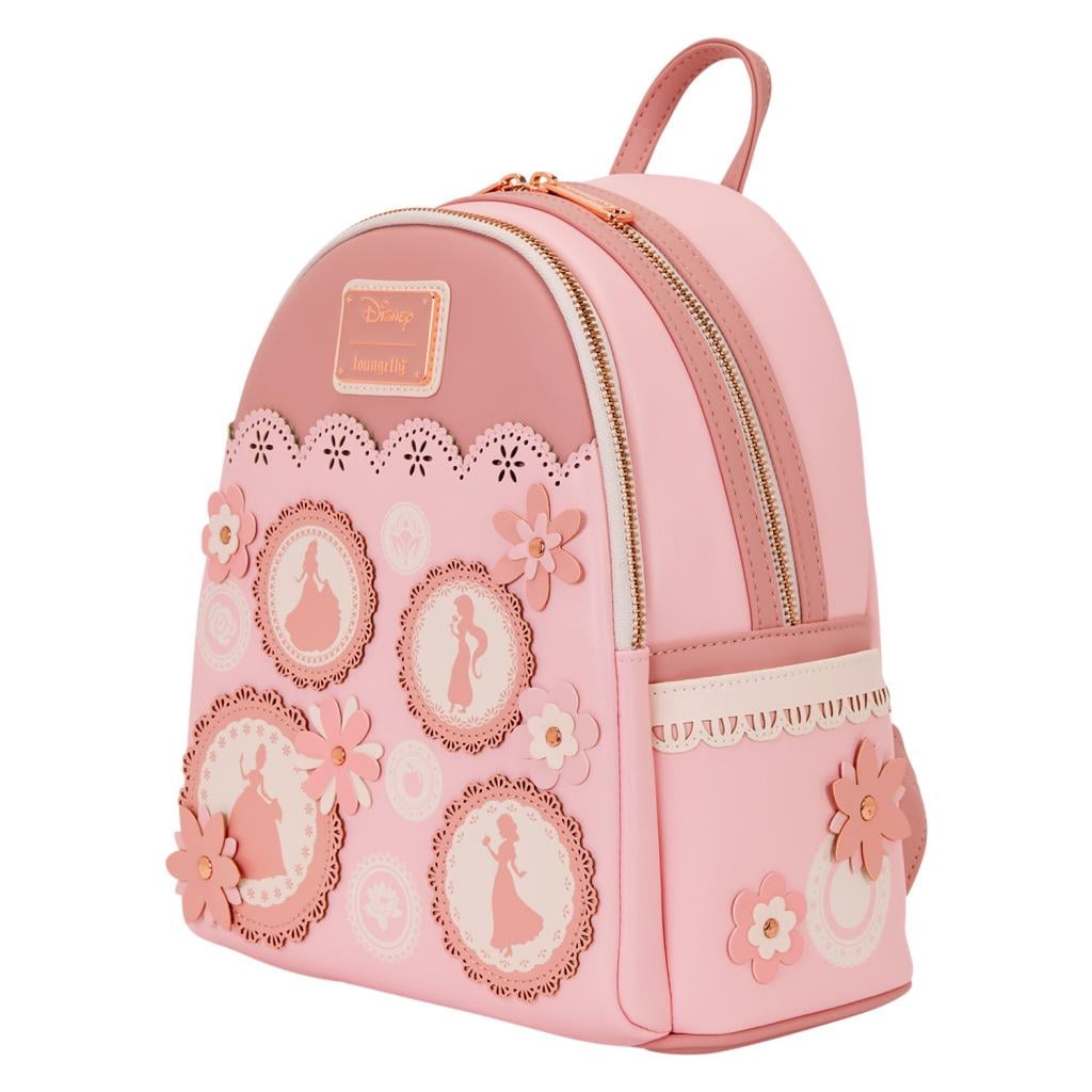 DISNEY PRINCESS - Floral Lace - Mini Backpack LoungeFly : ShopForGeek ...