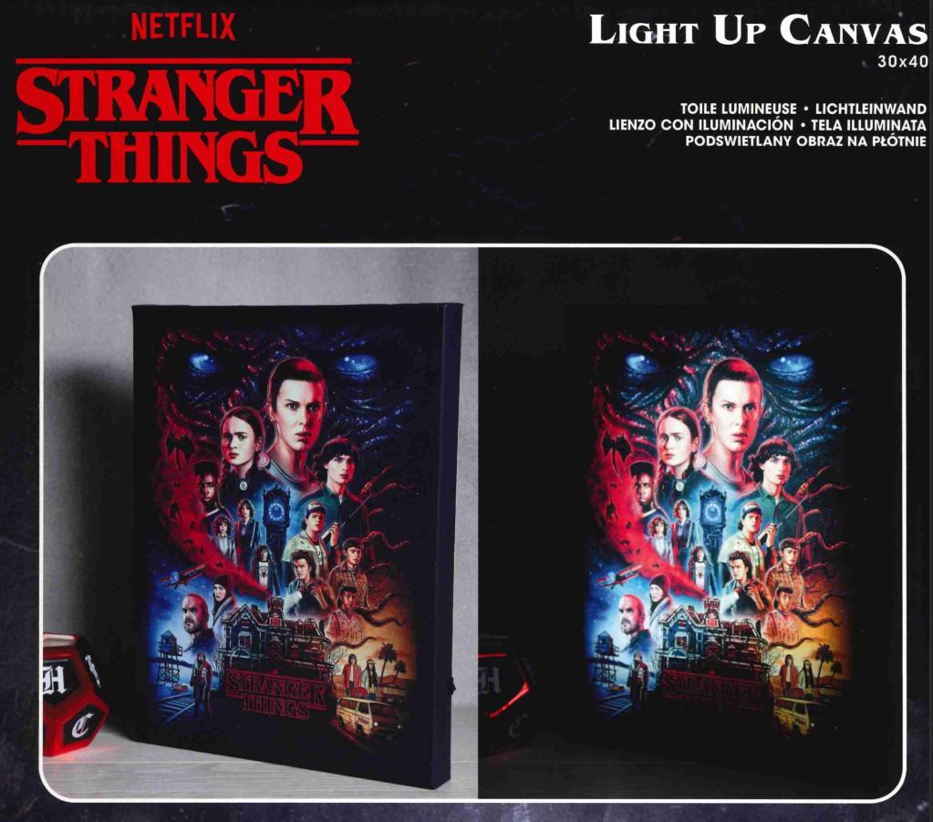 STRANGER THINGS - Vecna - Canvas Lumineux 40X30 Cm : ShopForGeek.com ...