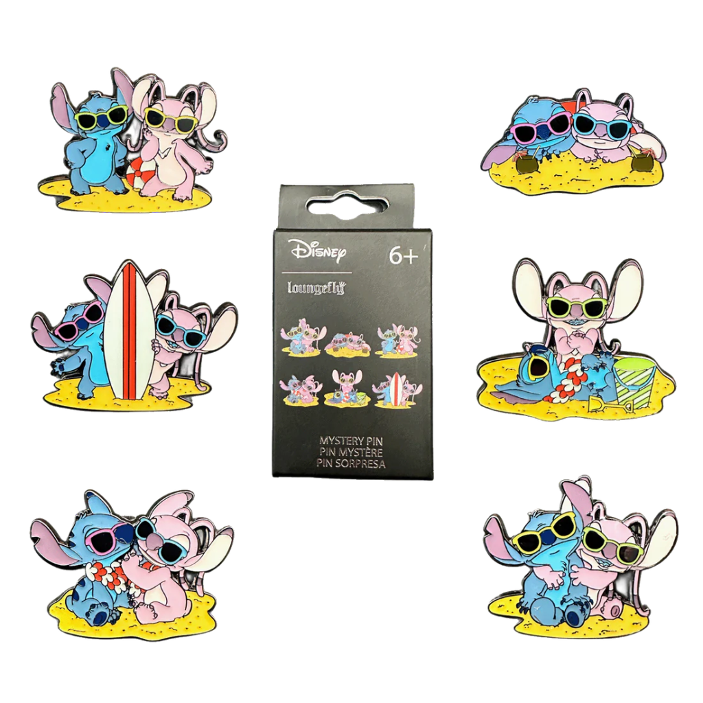 DISNEY - Stitch & Angel - Funko Blind Box Enamel Pins : ShopForGeek.com ...