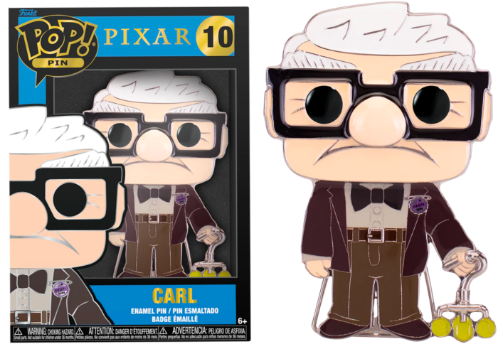 LA-HAUT - Pop Large Enamel Pin N° 10 - Carl : ShopForGeek.com: Pin's ...