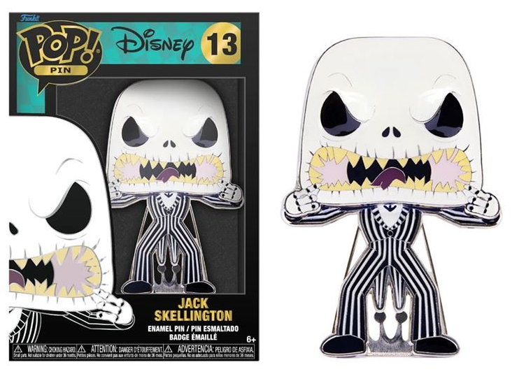 DISNEY - Pop Large Enamel Pin N° 13 - NBC - Jack Skellington ...
