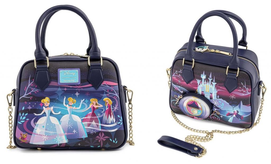 DISNEY - Cinderella Castle - Crossbody Bag 'LoungeFly' '26.5x22x10 ...