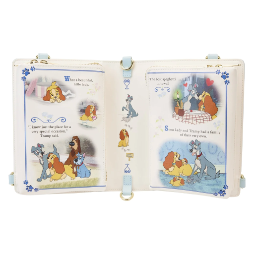 DISNEY - Lady and The Tramp - Classic book convertible cross body bag ...