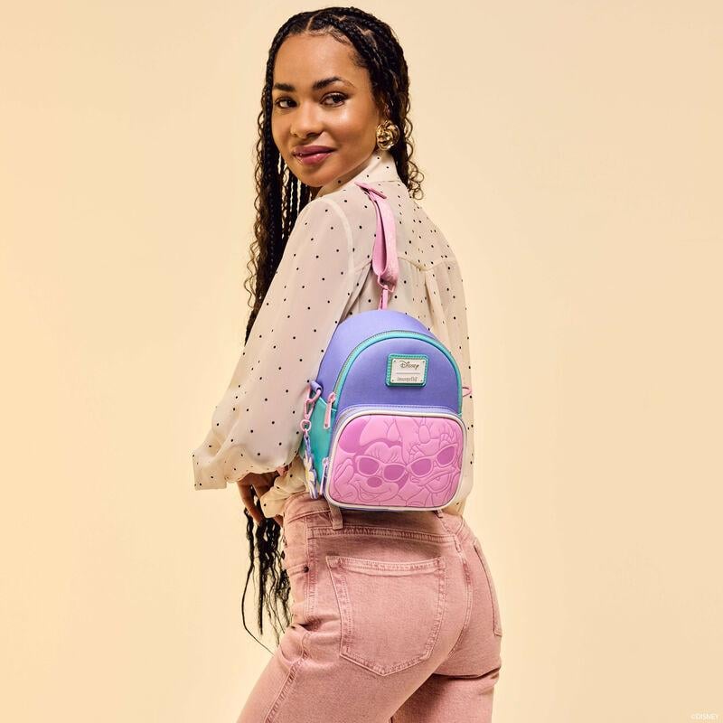 DISNEY - Daisy & Minnie - Mini Backpack Convertible Loungefly ...