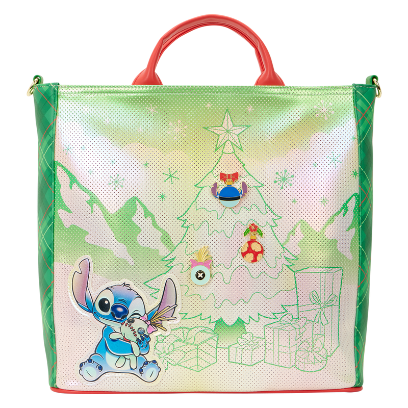 DISNEY - Lilo & Stitch "Holiday" - Tote Bag LoungeFly : ShopForGeek.com ...