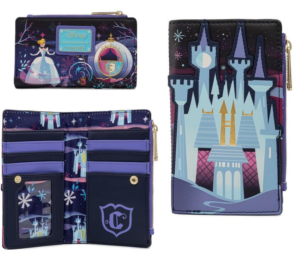DISNEY - Cinderella Castle - Wallet LoungeFly '13x10' : ShopForGeek.com ...