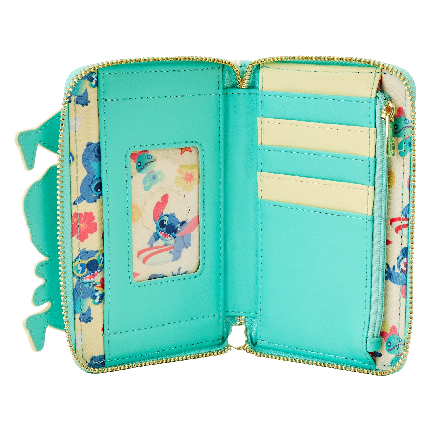 DISNEY - Stitch Sandcastle "Beach Surprise" - Wallet LoungeFly ...