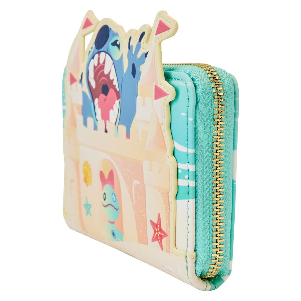 DISNEY - Stitch Sandcastle "Beach Surprise" - Wallet LoungeFly ...