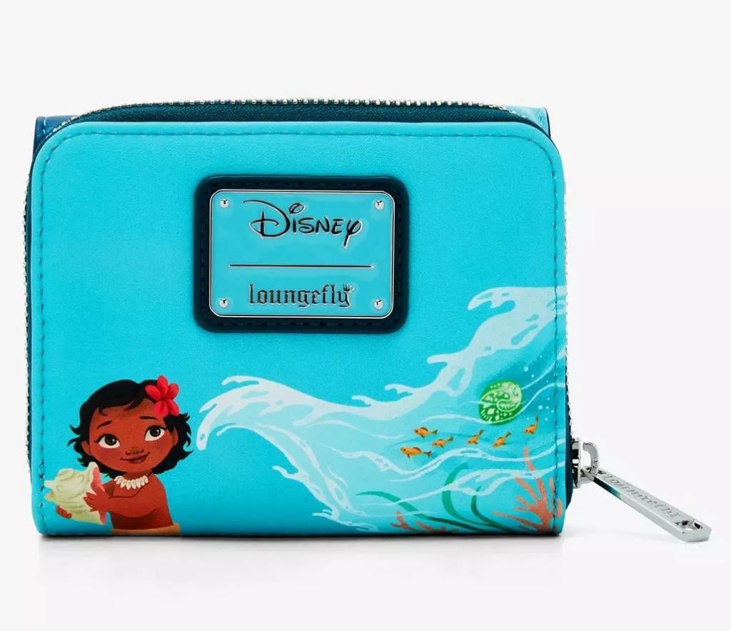 DISNEY - Moana "Water flow" - Wallet LoungeFly 'Exclusive ...