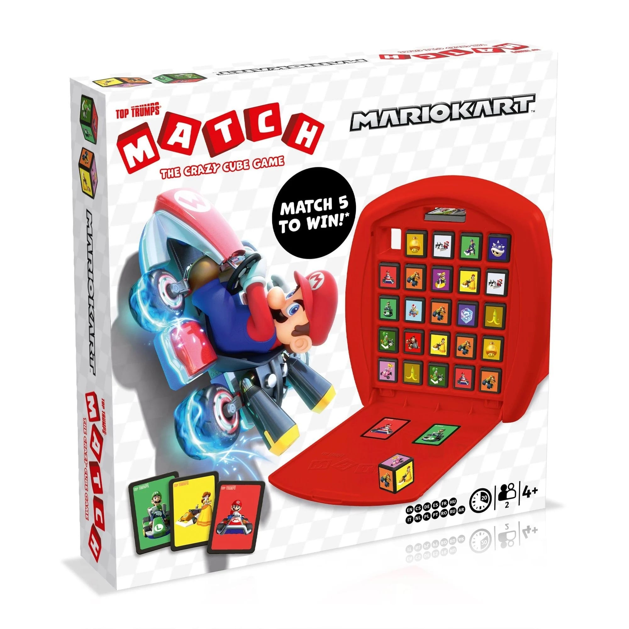 MARIO KART - Match - Crazy Cube - Board Game : ShopForGeek.com: Board ...