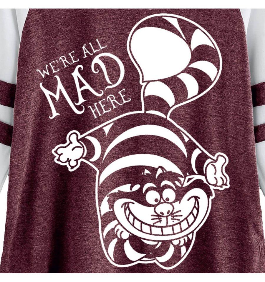 ALICE - T-Shirt GIRL - Mad Cheshire Cat (S) : ShopForGeek.com: T-Shirt ...