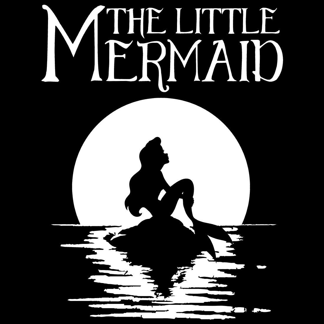 DISNEY - T-Shirt Top Tank - ARIEL SHADOW OF THE SUNSET (S ...