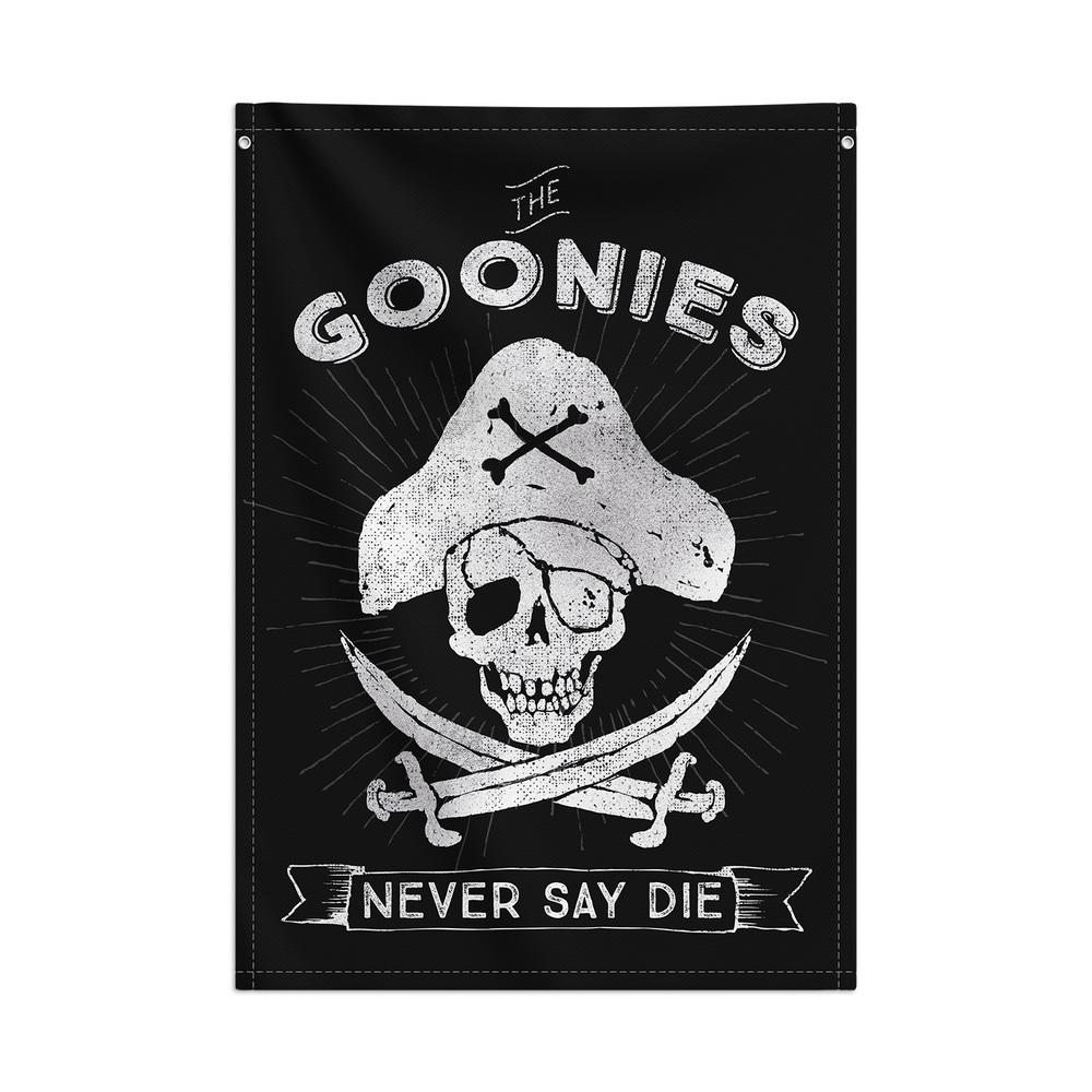 GOONIES - Pirates - Never Say Die - Banner Flag 70x100 cm : ShopForGeek ...