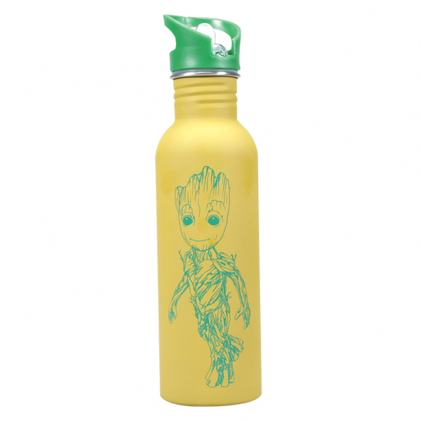 MARVEL - Water Bottle Metal - Groot : ShopForGeek.com: Bottle HMB Marvel