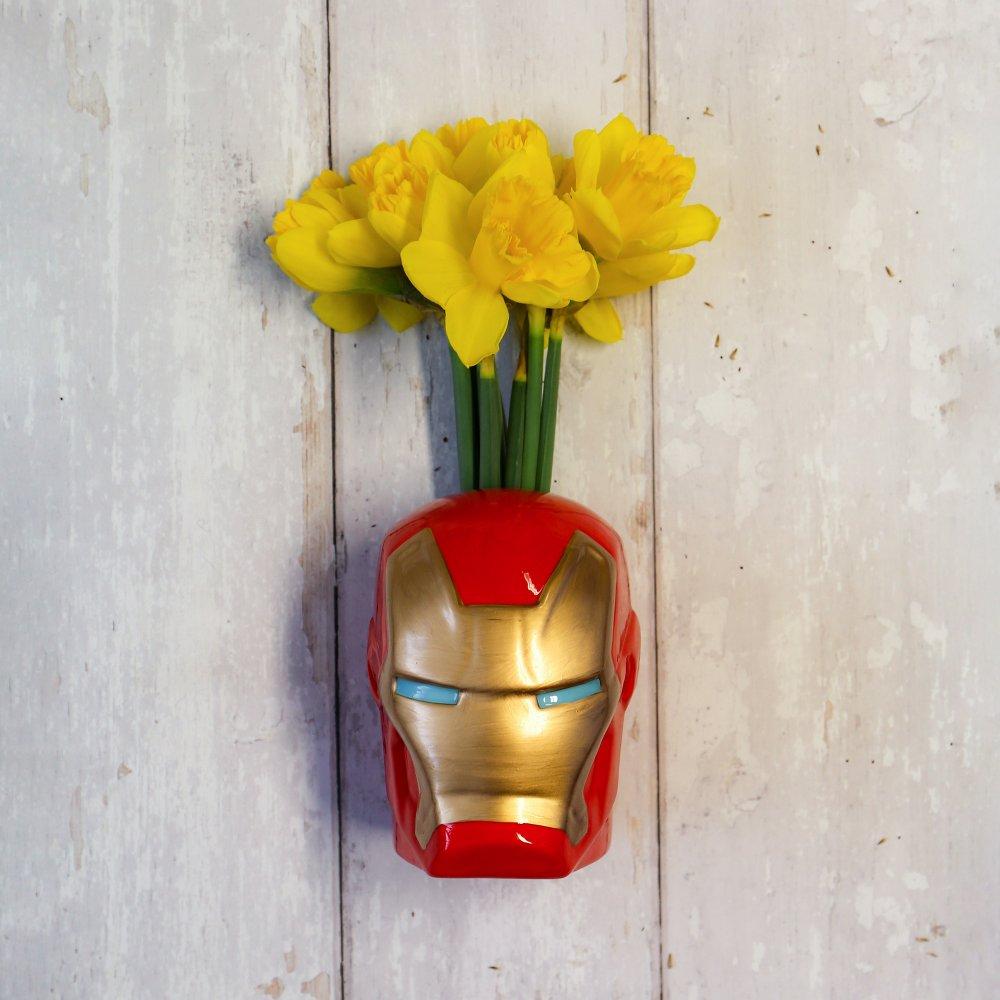MARVEL - Iron Man - Wall mounted flower pot : ShopForGeek.com: Plant ...