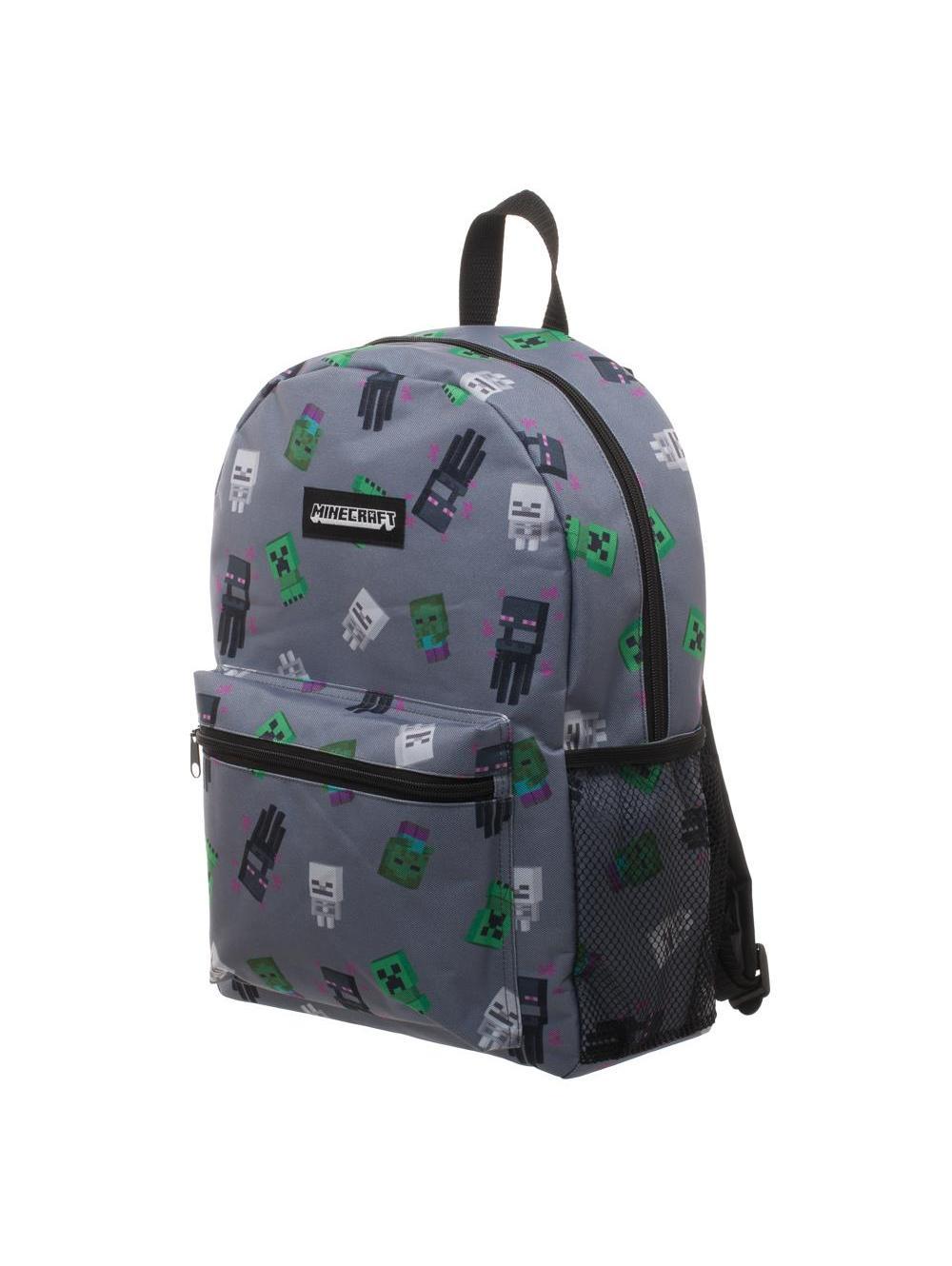 MINECRAFT - Back To School 4 Pcs Backpack Set : ShopForGeek.com: Bag ...