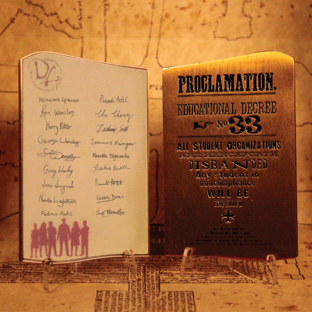 HARRY POTTER - Dumbledore's Army - Limited Edition Ingot : ShopForGeek ...