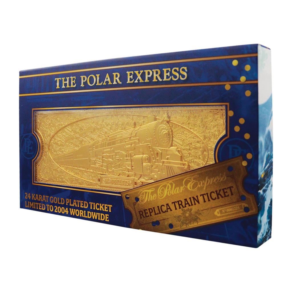 THE POLAR EXPRESS - 24k Gold Plated Train Ticket : ShopForGeek.com ...