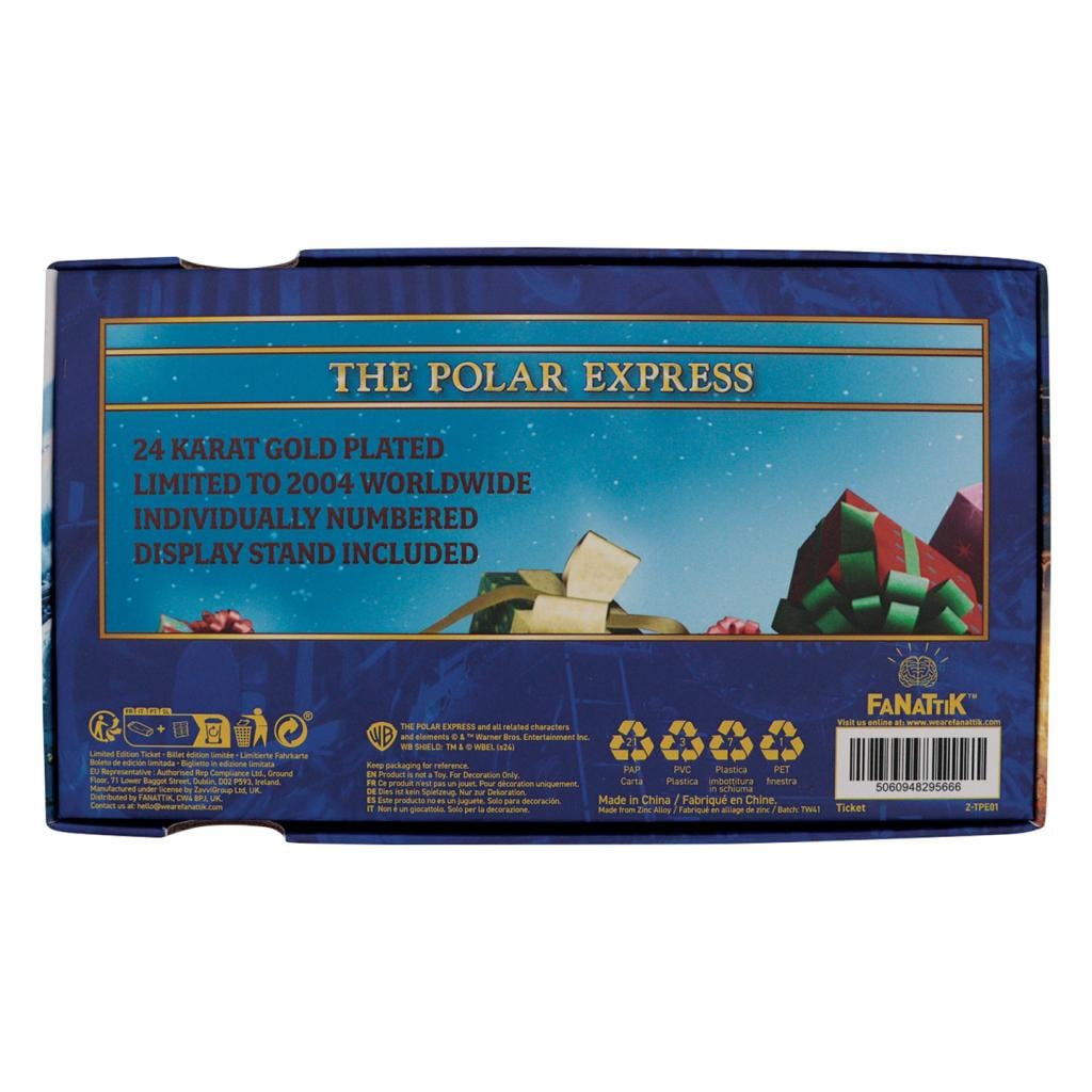 THE POLAR EXPRESS - 24k Gold Plated Train Ticket : ShopForGeek.com ...