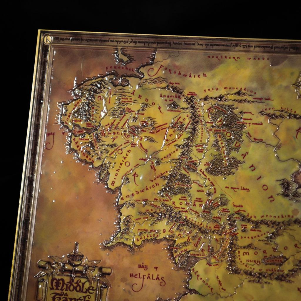 LORD OF THE RINGS - Metal Map Limited Edition : ShopForGeek.com ...