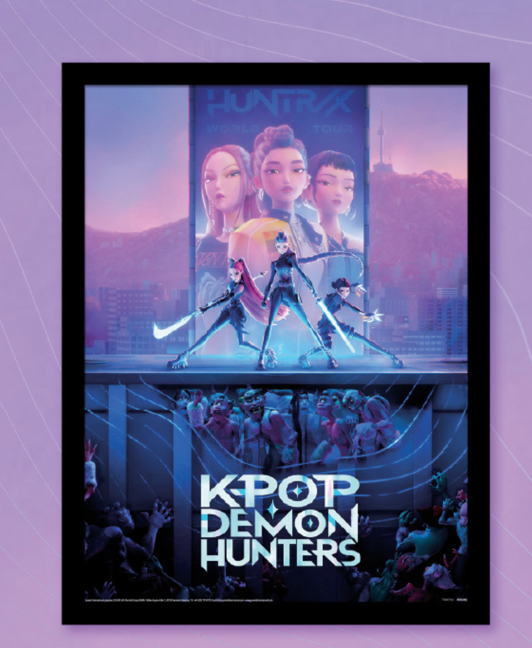 BEMS | K-POP DEMON HUNTERS - Key Art - Collector Print 45x35cm